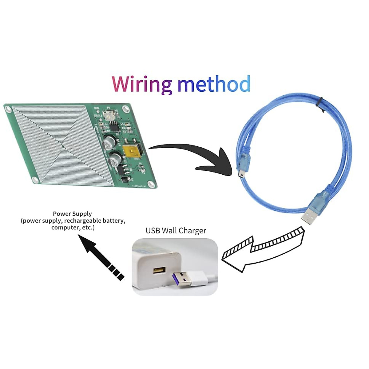 GOTOTOP Schumann 7.83HZ Ultra-Low Frequency Resonance Pulse Generator with USB Cable for Helping Good Sleep, 0.1A +5V