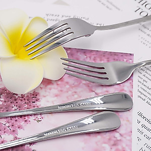 Honbay 4-Piece 18.5cm/7.28inch Stainless Steel Dinner Forks Salad Forks Dessert Forks for Home, Restaurant, Office, School and More