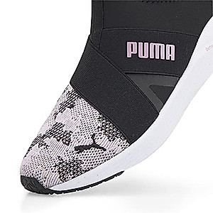 PUMA Women's Better Foam Prowl Slip On Sneaker, Black-Pale Grape, 6
