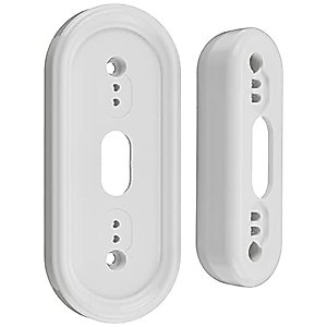 AirTech Home Automation Wedge Extender Kit Mount Compatible with Nest Hello 1st Generation, White Classic Pill Made for Nest Hello, Outdoor use.