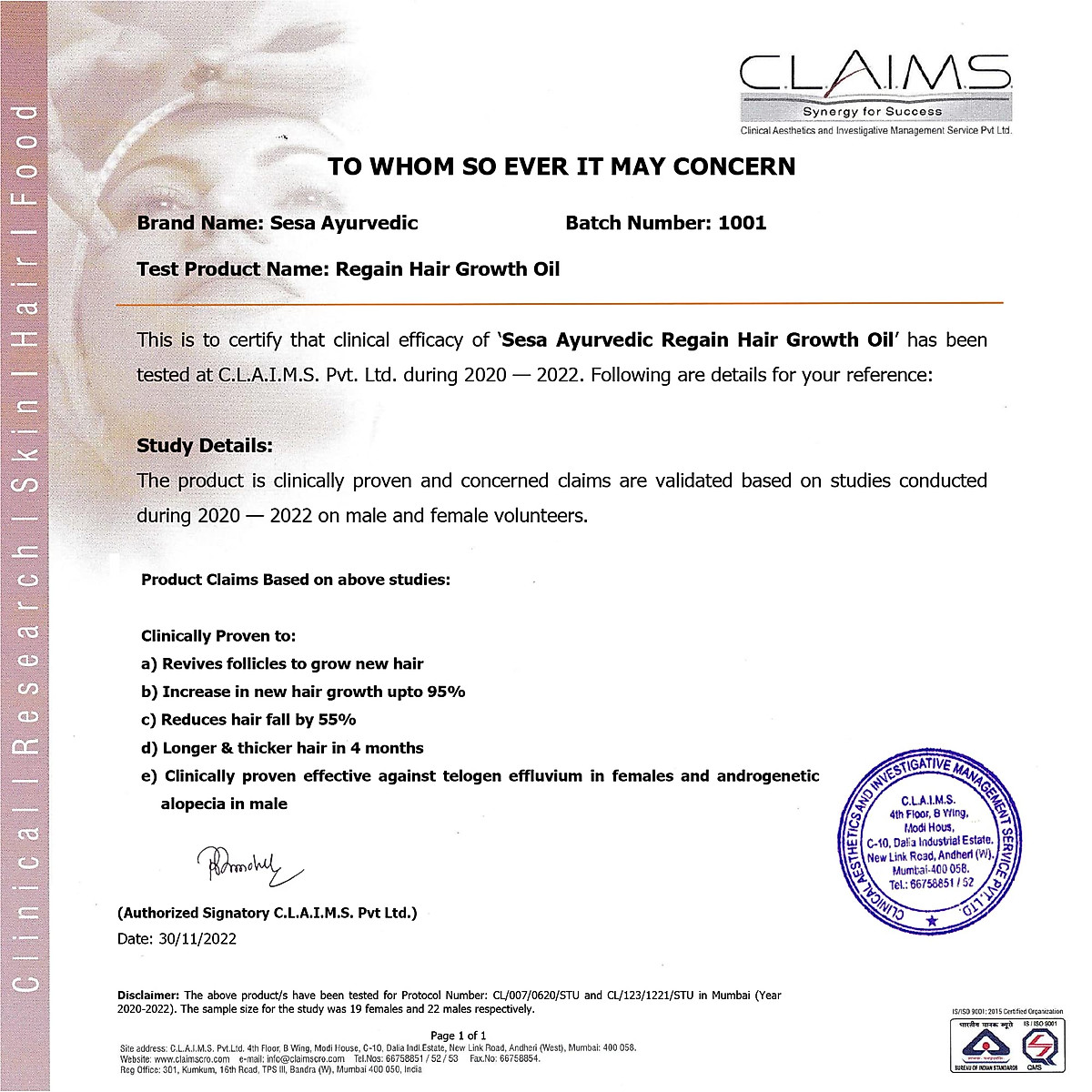 SESA Ayurvedic Regain 2 Step Hair Oil Growth Kit With 26 Herbs And 6 Essential Oils Promotes Hair Growth Reduces Hair Fall With Massager Natural Hair Oil For Women And Men, 100 Ml or 3.38 oz