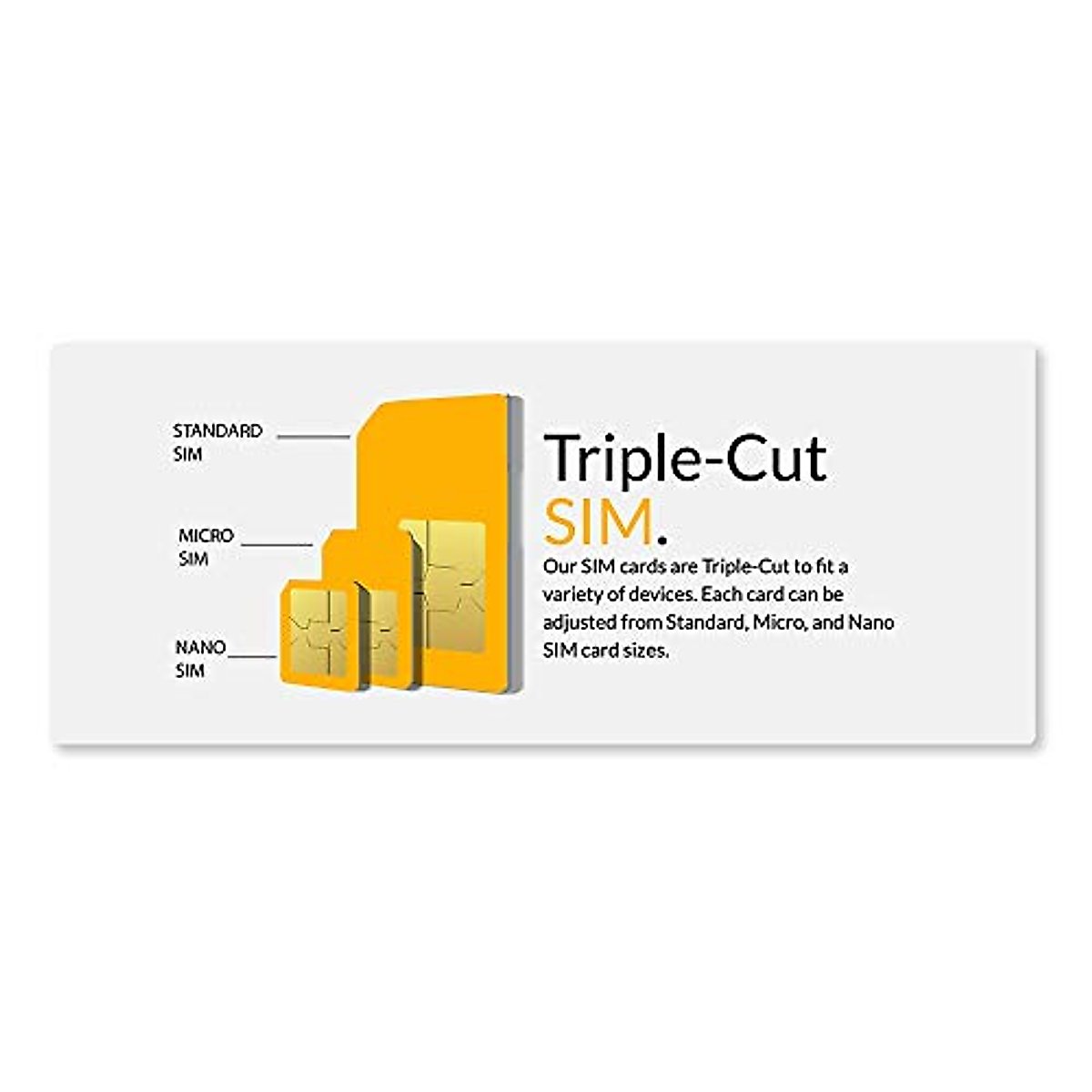 SpeedTalk Mobile Universal SIM Card Starter Kit for 5G 4G LTE iOS Android Smart Phones | Talk Text Data | Triple Cut 3 in 1 Simcard - Standard Micro Nano | No Contract Cellphone Plan | US Coverage