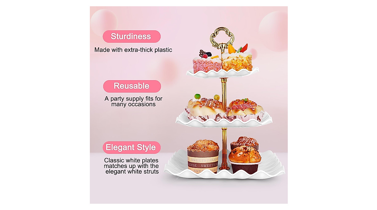 Elegant 5 Pcs Dessert Table Display Set for Events