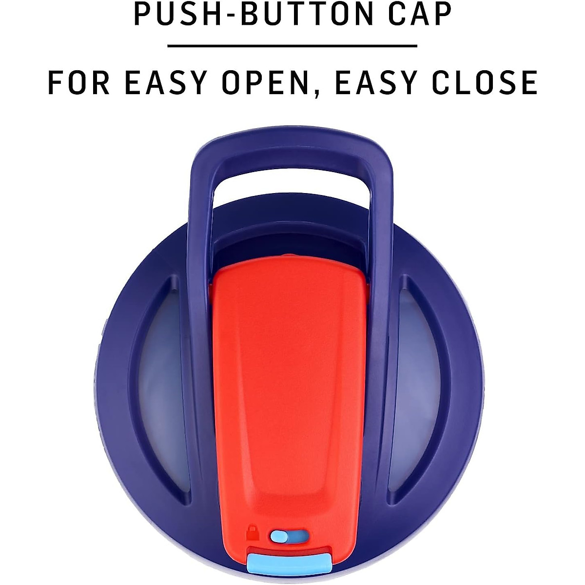 BlenderBottle Marvel Strada Shaker Cup Insulated Stainless Steel Water Bottle with Wire Whisk, 24-Ounce, Thor Hammer