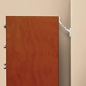 Dreambaby Hinged Anti-Tip Furniture Anchors, White