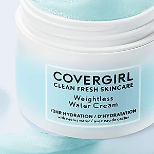 COVERGIRL Clean Fresh Skincare Weightless Water Cream, 2.0 Oz