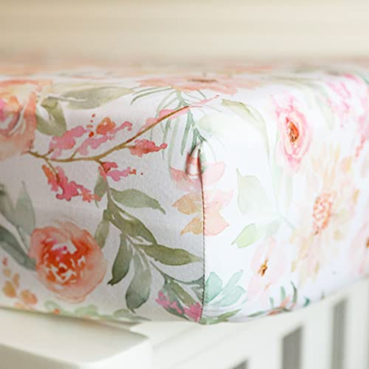 Crib Sheets for Girls – Luxuriously Soft Cotton Blend Crib Sheet for Girl Crib Sheet Mattress & Toddler Sheet by Max&So