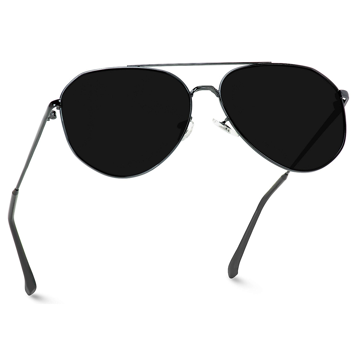 WearMe Pro Polarized Aviator Sunglasses for Women and Men | UV Protection | Reflective Lens | Pink, Blue, Black Aviators