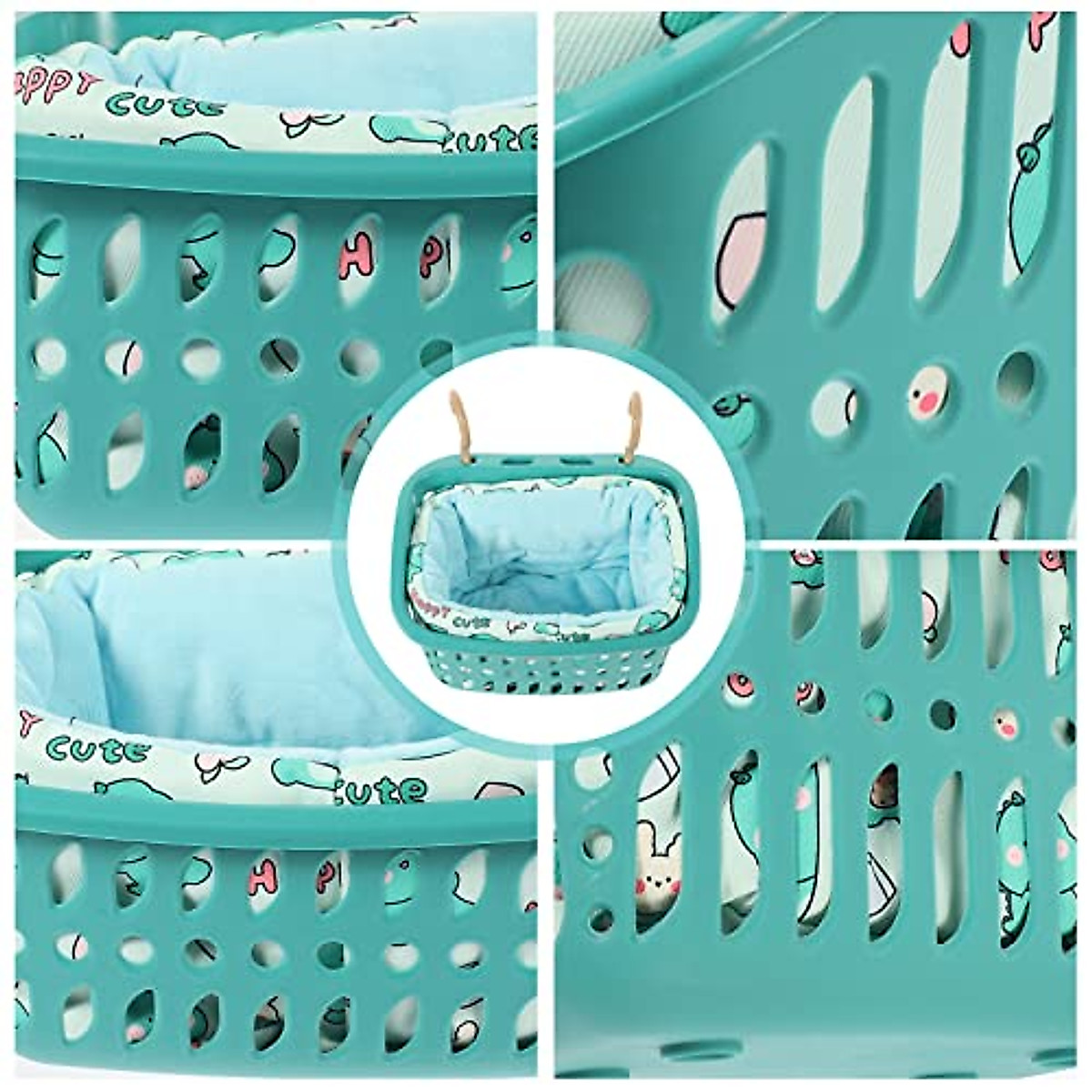 PATKAW Hanging Hamster Bed Rat Hammock House Bedding Small Pet Animals Cage Nest Habitats Hanging Basket Warm Bed for Guinea Pig Rat