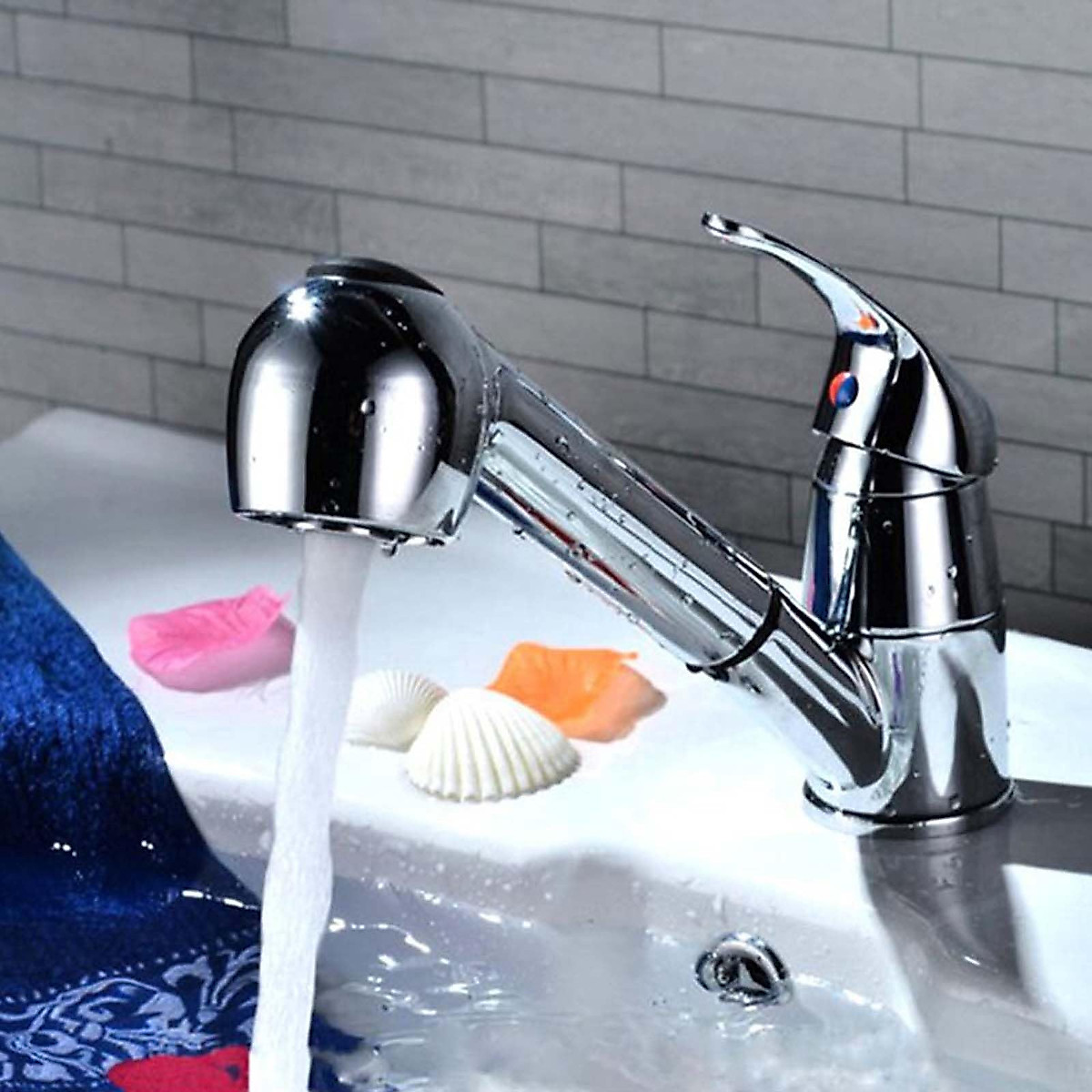 Kitchen Faucet Bathroom Tap 2 Modes Pull-Out Faucet Nozzle Sink Faucet Spray Head Sprayer Spout Setting Replacement Part