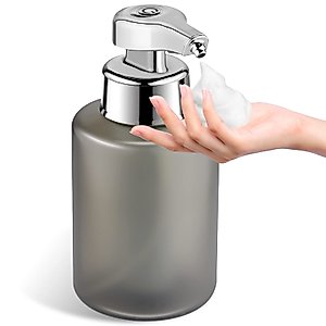 Automatic Soap Dispenser Foam Bathroom: Rechargeable Touchless Auto Smart Electric Plastic Grey Foaming Soap Dispenser - Kitchen - Hand Dish Lotion Couple Kids