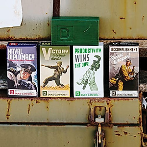 Duke Cannon Supply Co. Big Ass Brick of Soap Bar for Men WWII Collection (Naval Diplomacy, Accomplishment, Victory, Productivity)Variety-Pack- Extra Large, Masculine Scents, 10 oz (Variety 4 Pack)