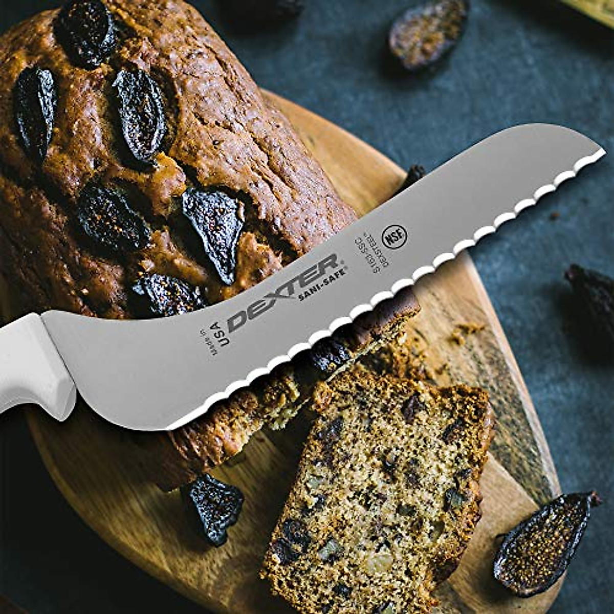 Dexter-Russell 5" Scalloped Offset Slicer, S163-5SC-PCP, SANI-SAFE series