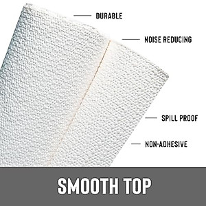 Con-Tact Brand Grip Prints Non-Adhesive Non-Slip Counter Top, Drawer/Shelf Liner, 12" x 20', White