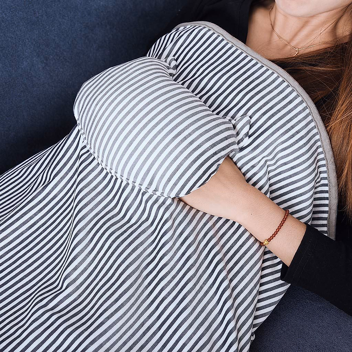 Shan-S USB Heated Throw Blanket, Hand Warmer with Super Soft Velvet Fabric Flannel Keep Warmth for Car, Home, Office, Camping, Cold Winter Multi-Functional Warm Usage,115cm X 72cm