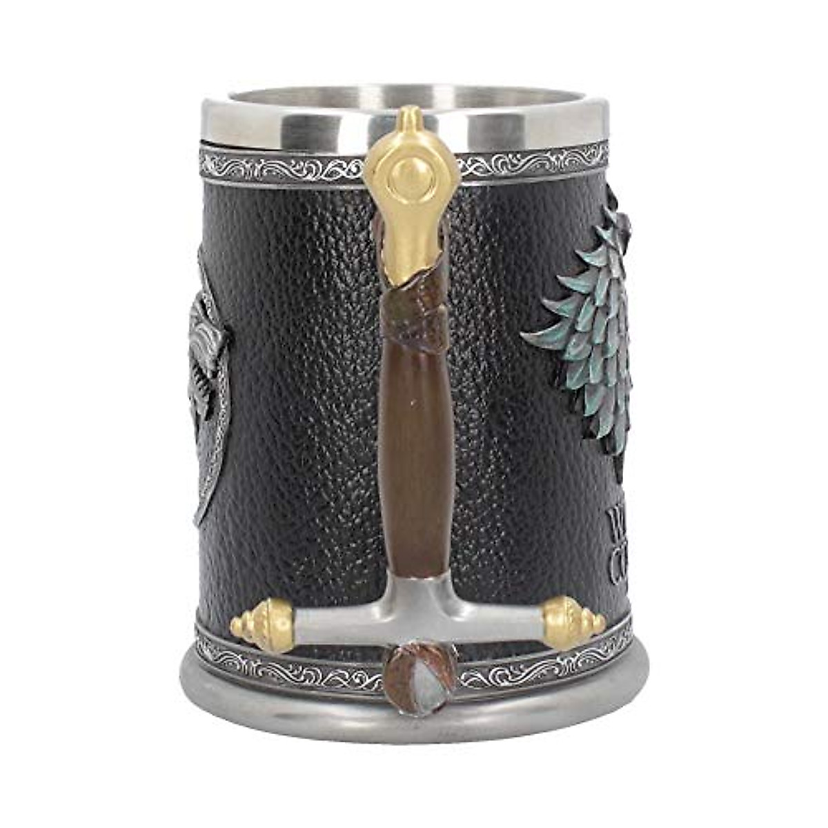 Nemesis Now Winter is Coming Tankard Game of Thrones Mug 23cm Black