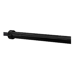 CAP Barbell 2' Olympic 7 ft Bar, Bronze Bushings, Black (New Version) (OBIS-85B-3)
