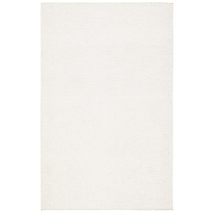 SAFAVIEH Vermont Collection 4' x 6' Ivory VRM801A Handmade Premium Wool Entryway Living Room Foyer Bedroom Accent Rug