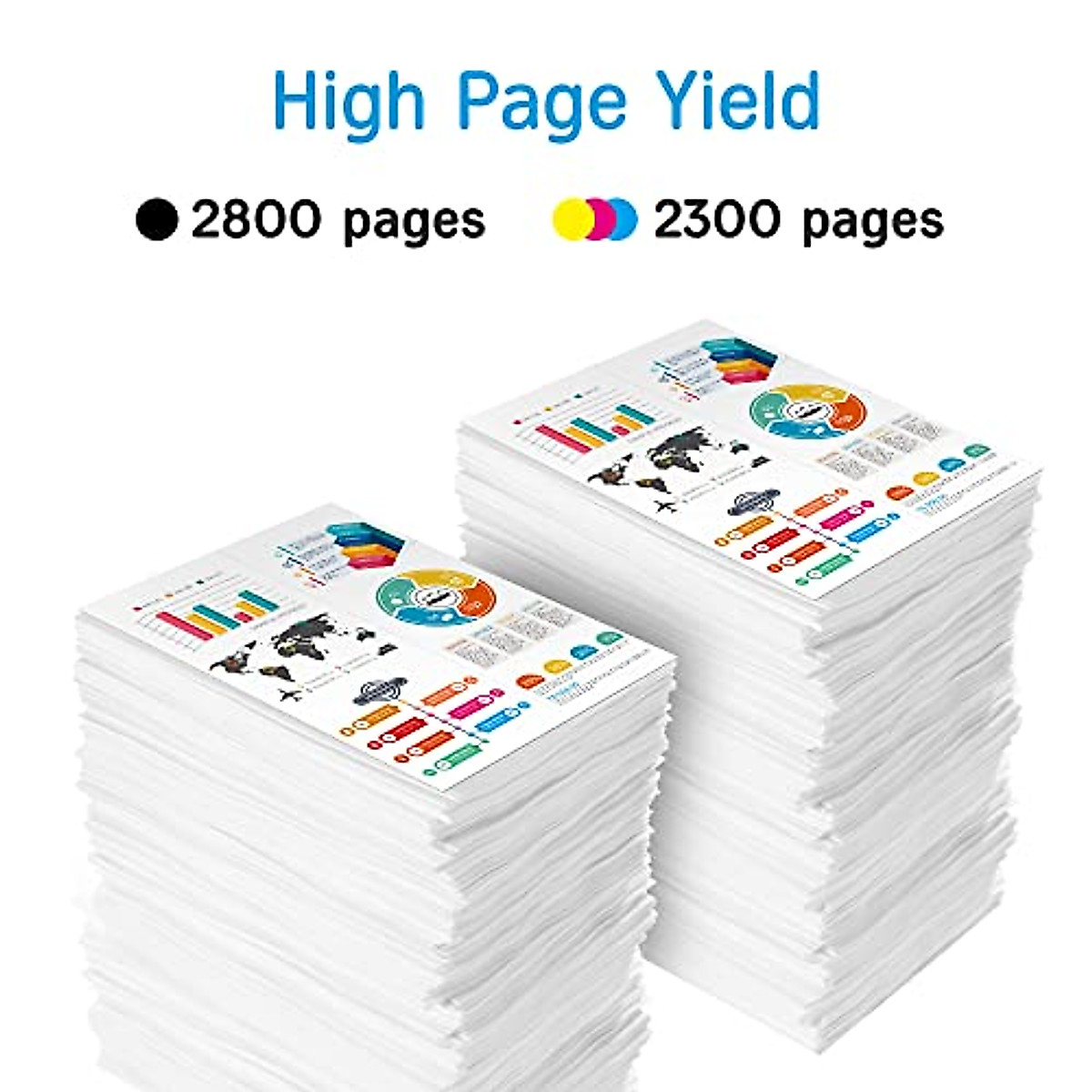 201X Toner Cartridge Compatible Replacement for HP 201X 201A CF400X CF401X CF402X CF403X CF400A Toner Compatible with Laserjet Pro MFP M277dw M252dw M277 M277c6 M252 M252n M277n Printer (4-Pack)