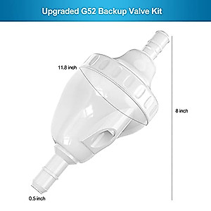 [Upgraded] G52 Backup Valve Replacement for Polaris Pool Cleaner, Compatible with Polaris 180 280 380 480 3900 Cleaner Parts, Redesigned for Crack Resistant Casing, Improved Lifespan Than Zodiac G52