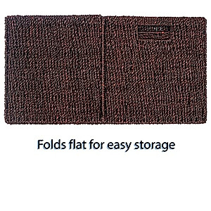 Trademark Innovations 12.5" Woven Storage Cube Basket Bin with Iron Wire Frame