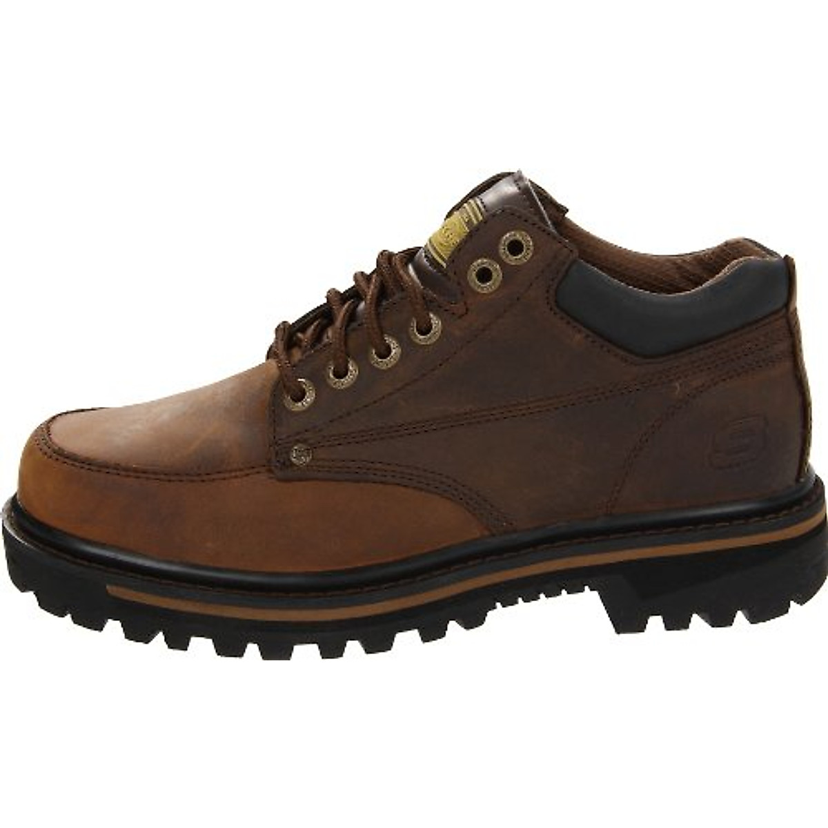 Skechers mens Mariner industrial and construction shoes, Dark Brown, 11 US