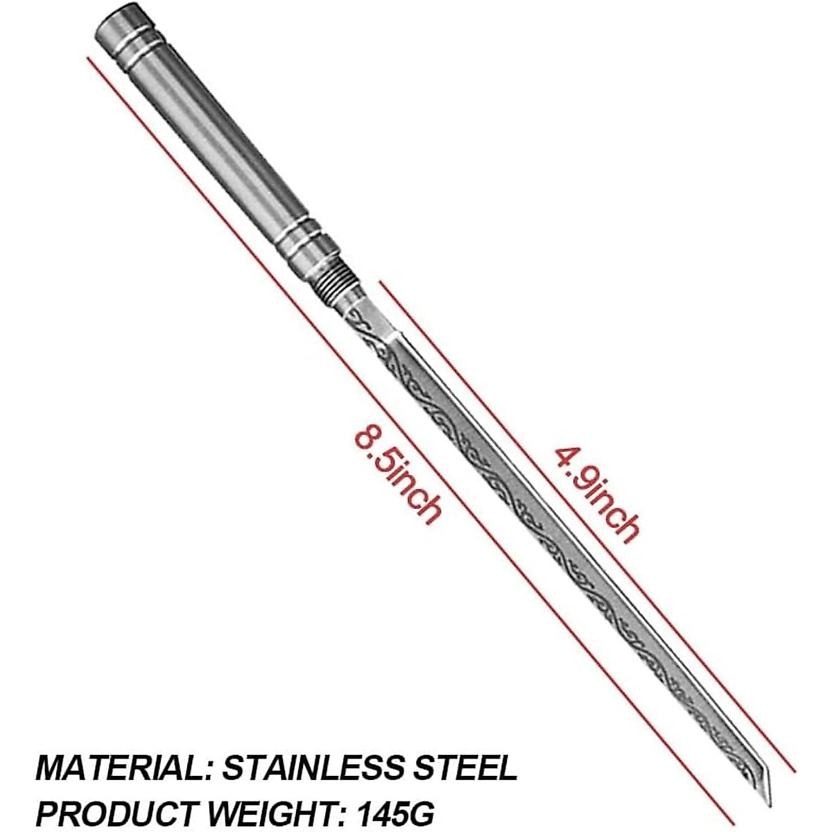 Multipurpose Outdoor Portable Fruit Knife With Sheath - Mini Stick Knife, Multifunction Sharp Stainless Steel Blade Knife, Cuchillo Multiusos Para Fruta PortáTil Para Exteriores Con Funda