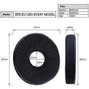 Dekoni Audio Velour Replacement Ear Pads for Technics RP-DJ1200