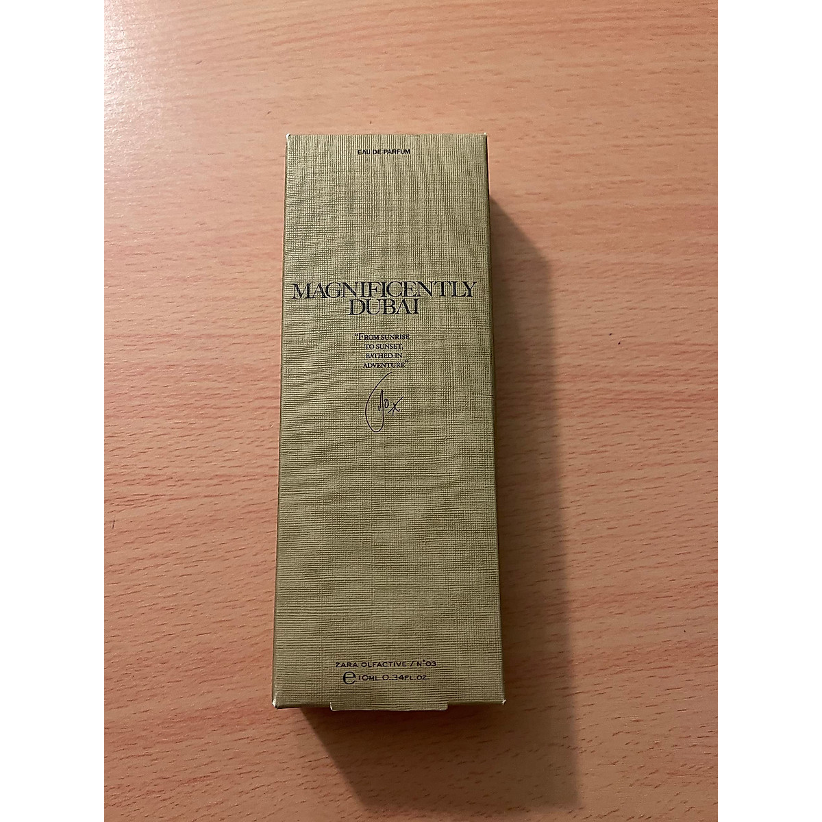 Zara OLFACTIVE/Nº 03 MAGNIFICENTLY DUBAI EDP 10 ML (0.34 FL. OZ) Travel Size