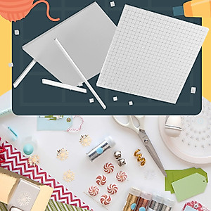 Bearly Art CUBIES The Polar Collection - Acid Free Adhesive Foam Tape for DIY Arts and Crafts - Double Sided Tape - Mega Pack with 1248 Total Pieces - Precut Squares & Strips