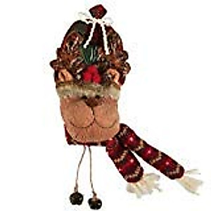 Holly Hill Plush Doorknob Wall Hanger Decor, 16-inch (Reindeer)