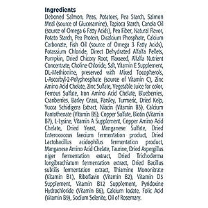 Blue Buffalo Basics Skin & Stomach Care, Grain Free Natural Adult Dry Dog Food, Salmon & Potato 11-lb