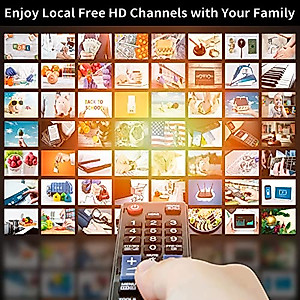 2023 Upgraded TV Antenna Smart Digital HD Indoor Outdoor Antenna Amplifier 380+ Miles Range - Support 4K 1080p Fire Stick and All Television VHF UHF - Signal Booster for Local Channels - 18ft Cable