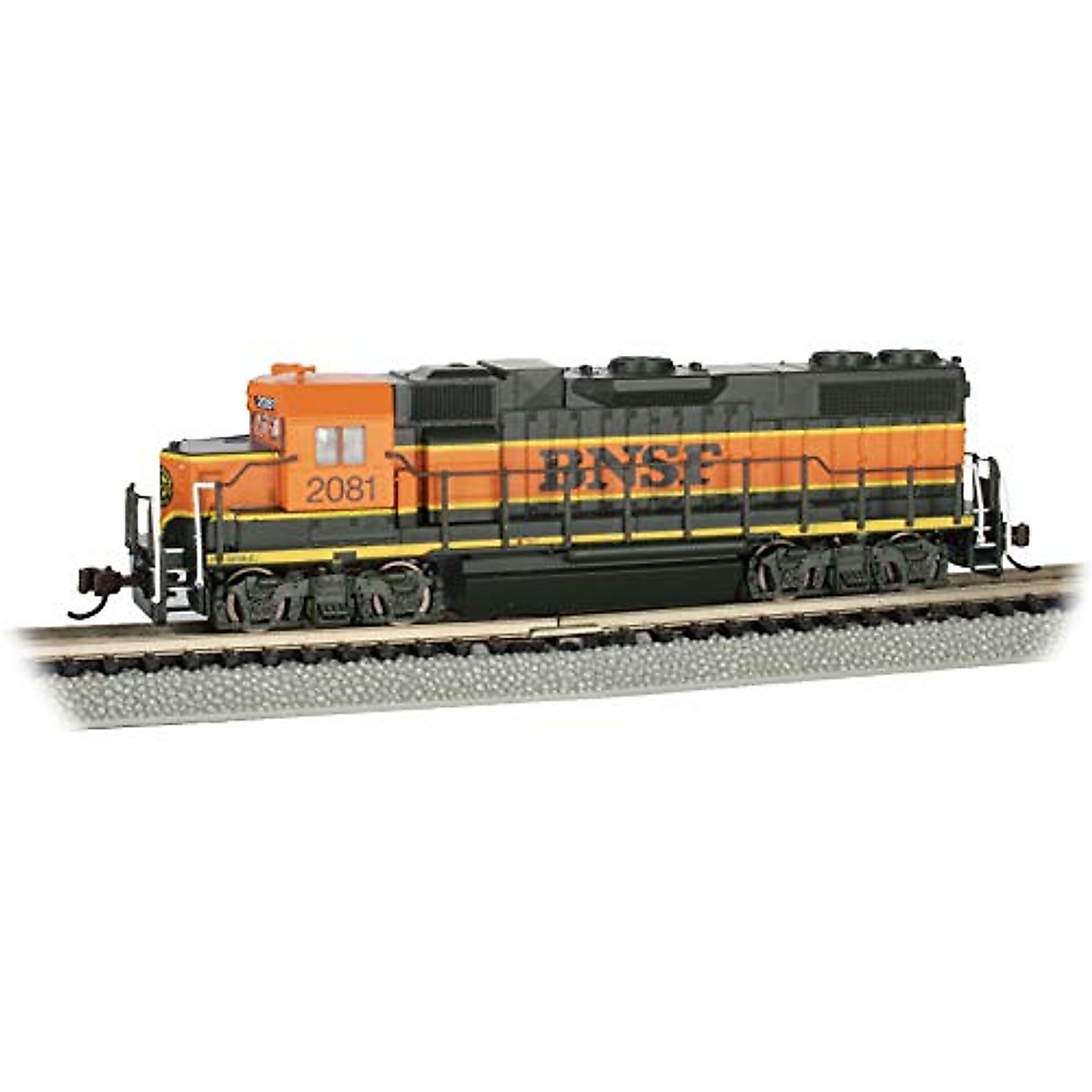 Bachmann Trains - GP38-2 - DCC ECONAMI Sound Value-Equipped Locomotive - BNSF #2081 H1 Scheme with Dynamic Brakes - N Scale, 66851