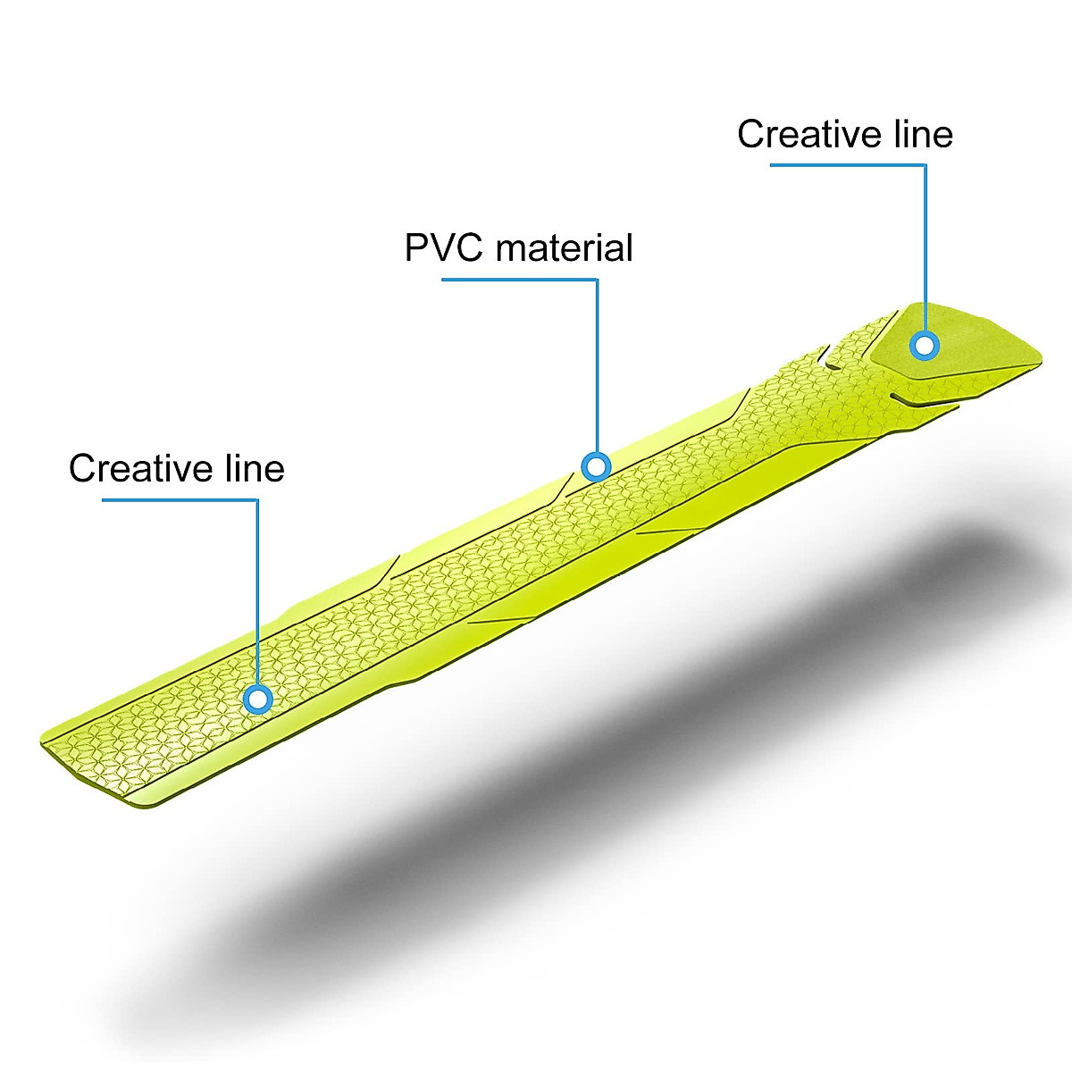 kingsea Mountain Bike Frame Protector,3M MTB Bicycle Down Tube Frame Guard for Mountain Bike Road Bike from Collision and Scratch(Rhombus Yellow)