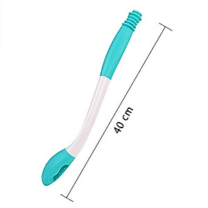 Toilet Paper Aid Wiper Toilet Tissue Aids Tool 15" Long Handle Reach Comfort Bottom Wiper Self Assist Wiping Toilet Aid Self Wipe Helper Assist Holder for Pregnant Elderly Disabled Limited Mobility