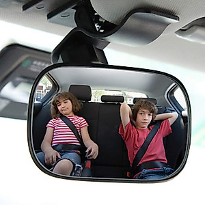 Garneck Baby Mirror for Car Back Seat 360 Wide Angle Car Mirror for Baby with Rear Facing Back Seat Full View for Toddler Children