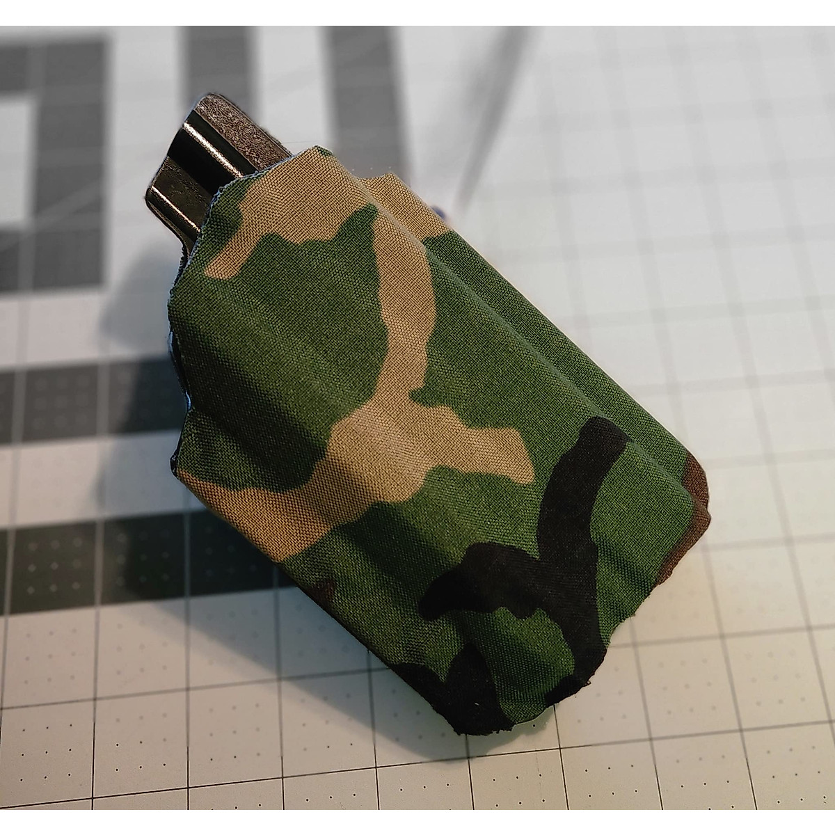 Dangerfield Arms TackGear Wrap 8" x 12" MultiCam Cordura Camouflage Adhesive Wrap 500 Denier adhesive back for kydex and other items (Woodland Camo M81)