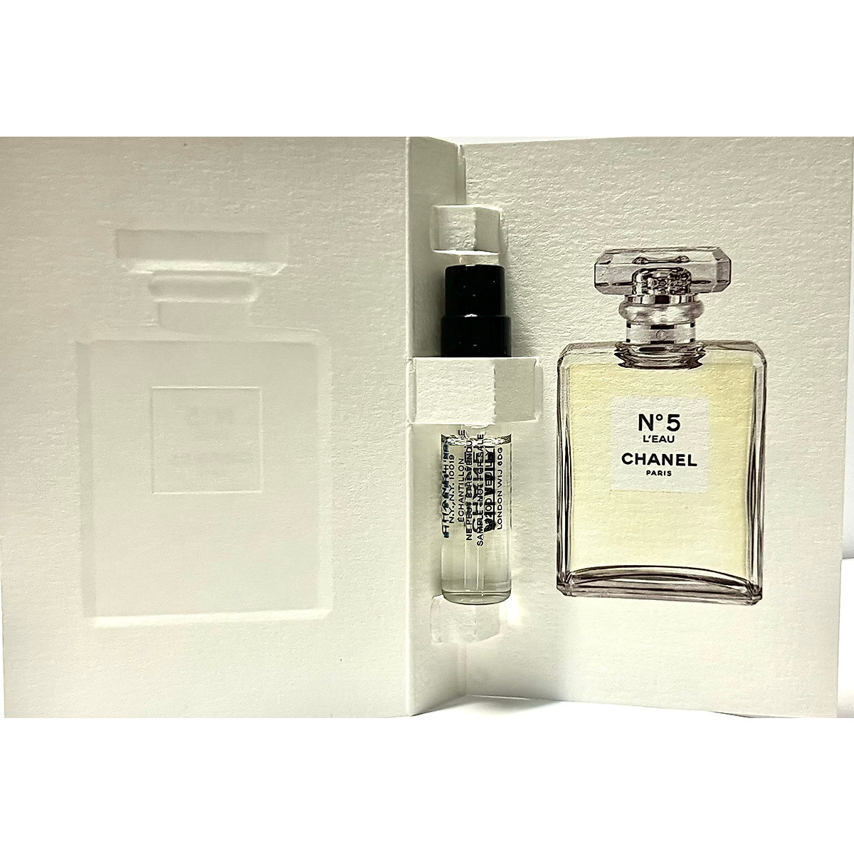 CHANEL No 5 L'EAU EDT Spray Perfume Samples 0.05oz / 1.5ml EACH
