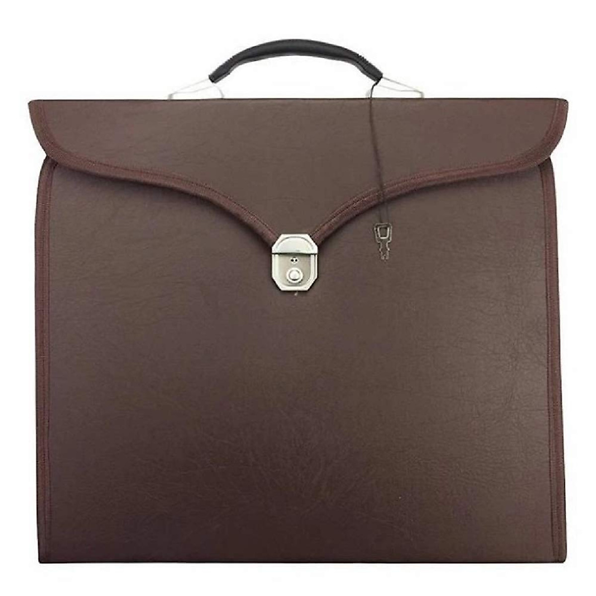 Masonic Regalia Provincial Full Dress Apron Square Compass G Cases [Multiple Colors] (BLACK)