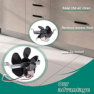 97012248 Range Hood Fan Motor Replacement for AP4527731,99080492,99080533,99080363,99080410,1172615,97005161,Compatible with Kenmore & Broan