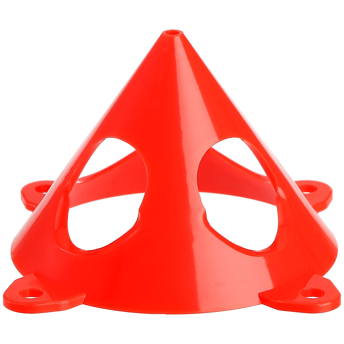 Bekith 60 Pack Cone Canvas and Cabinet Door Risers, Cone Painting Stands, Paint Pyramid Stands, Canvas Stands for Paint Pouring, 3.5"x2", Yellow, Red, Orange