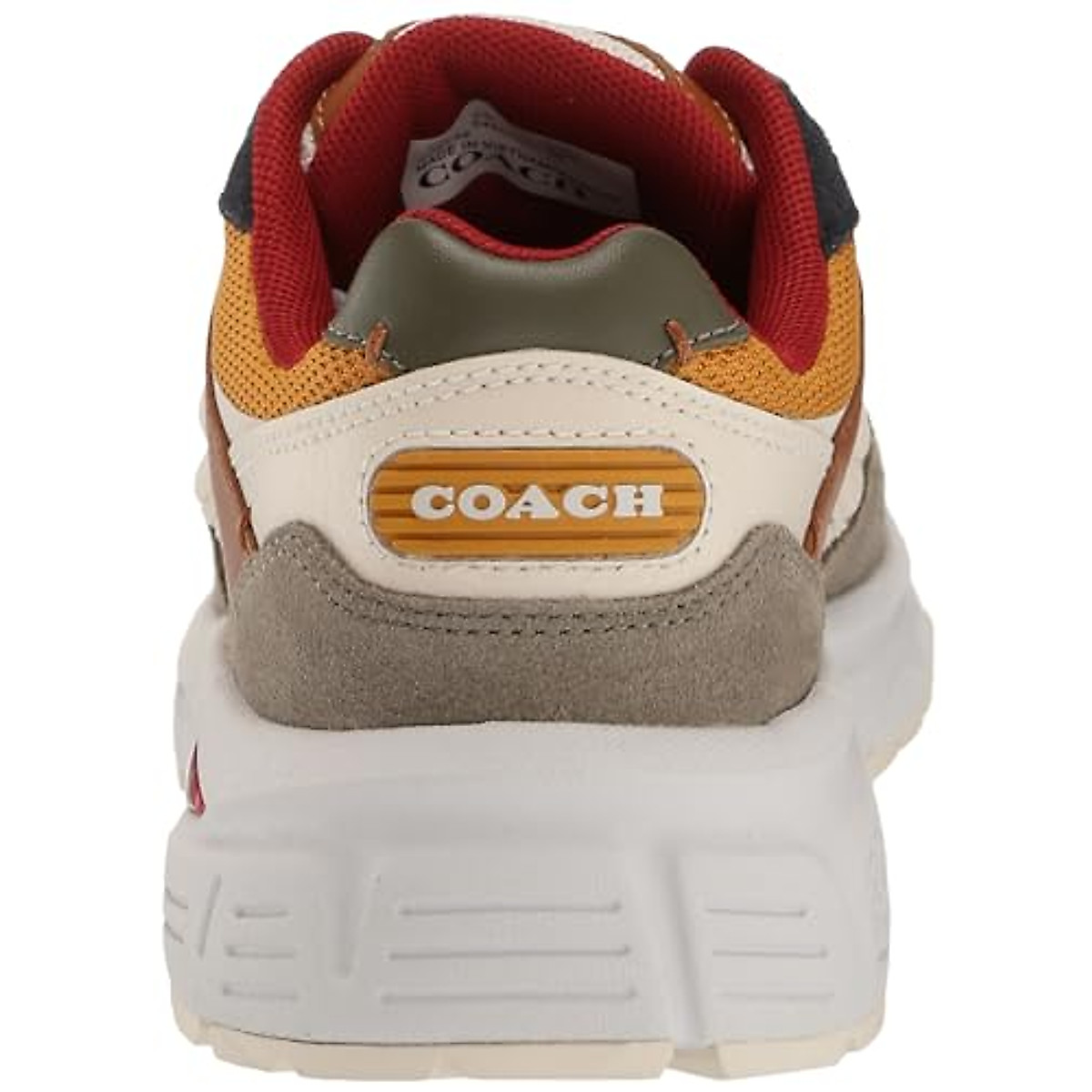 Coach Women's C301 Sneaker, Green/Buttercup, 9