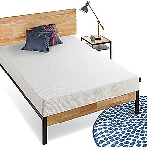 ZINUS 8 Inch Ultima Memory Foam Mattress, Full, Fiberglass Free, Pressure Relieving, CertiPUR-US Certified, Mattress in A Box, White