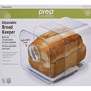 Prep Solutions by Progressive Expandable Bread Keeper with Adjustable Air Vent