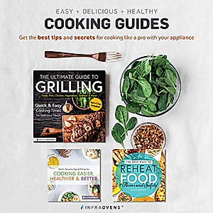 Air Fryer Cheat Sheet Cooking Times Chart Magnet Accessories for Refrigerator + Airfryer Baking & Grilling Cook Books and Kitchen Magnetic Fridge Food Temperature Guide for Quick Reference