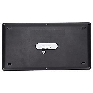 Ranvo Wireless Keyboard, 78 Keys PC Gaming Keyboards 2 Channel Type Multi System Compatibility with Bracket for Internet Cafe for Home for Office