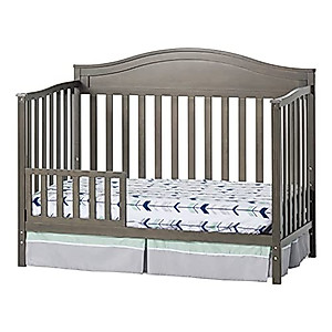 Child Craft Sidney 4-in-1 Convertible Crib, Dapper Gray