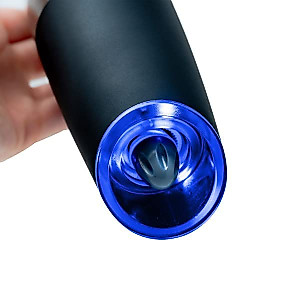 Cuisinart CSS-2424 Gravity Salt and Pepper Spice Mill with Blue LED Light, 2/3 Cup Capacity