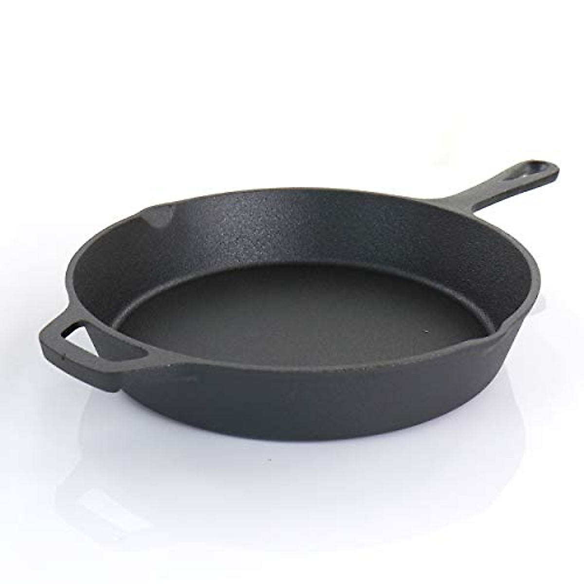 MegaChef Assorted Pre-Seasoned Cast Iron Cookware Set, 5 Piece, Black